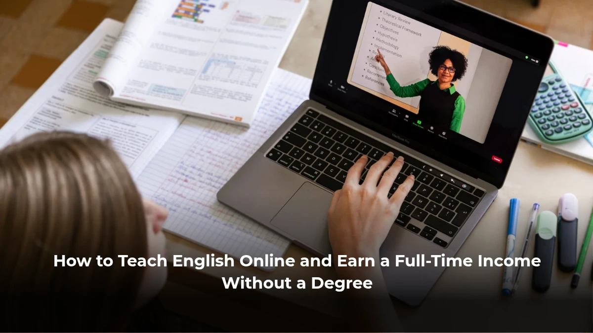 How to Teach English Online and Earn a Full-Time Income Without a Degree